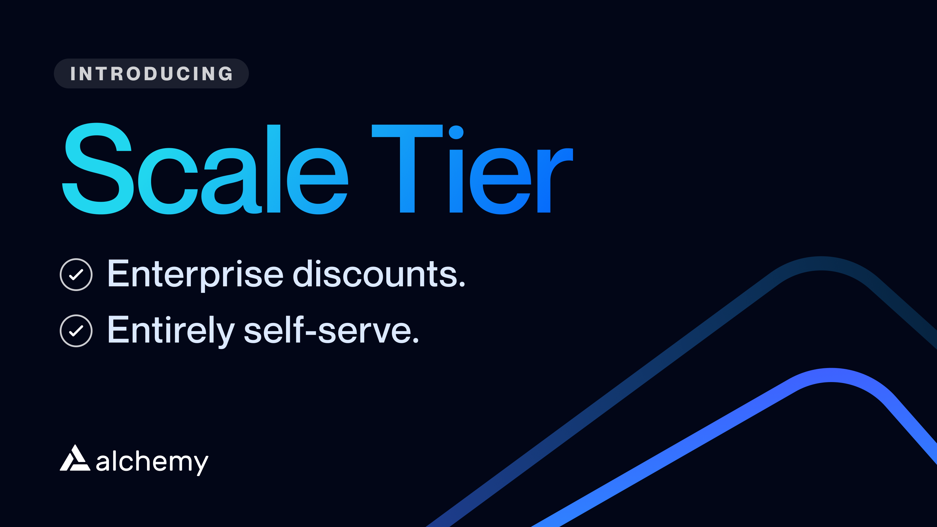 Scale Tier: the cheapest way to build in web3 🎉 | Alchemy