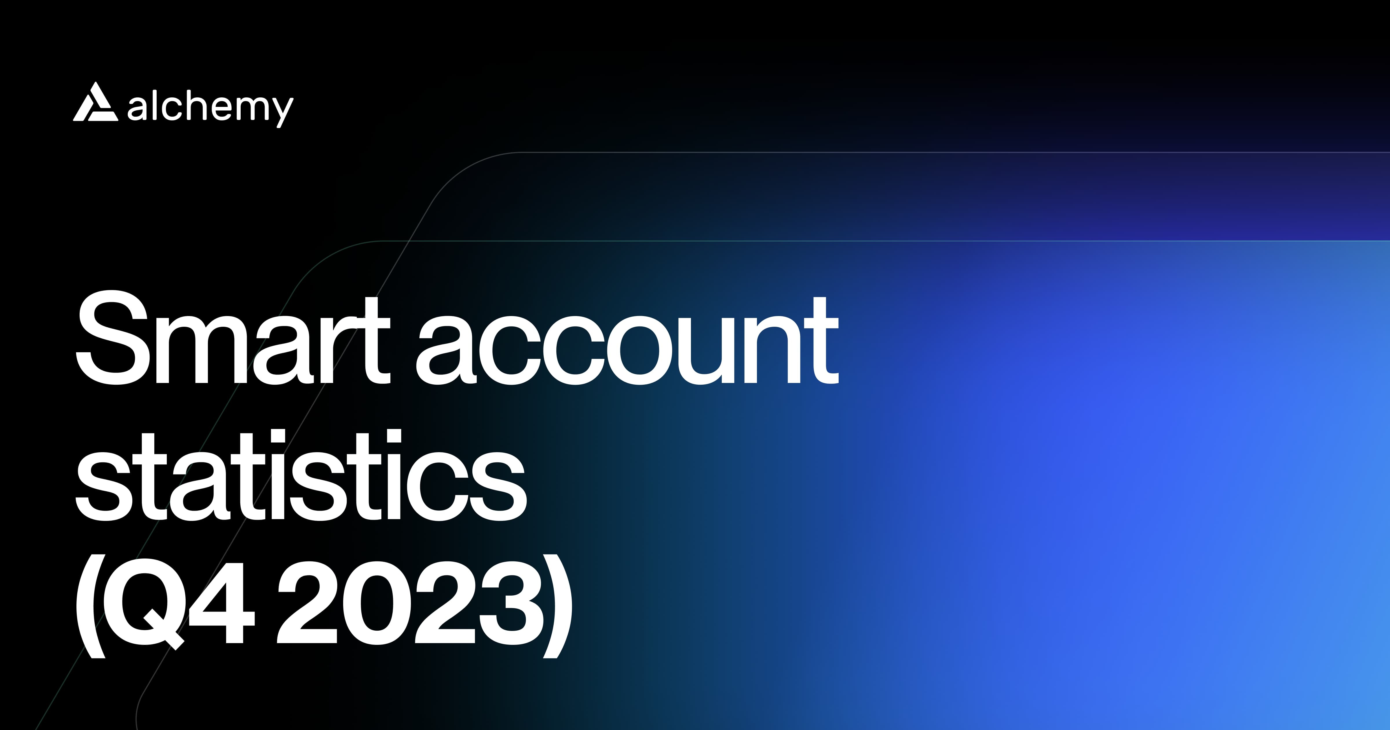 Smart Accounts Adoption Accelerated in Q4 2023 | Alchemy