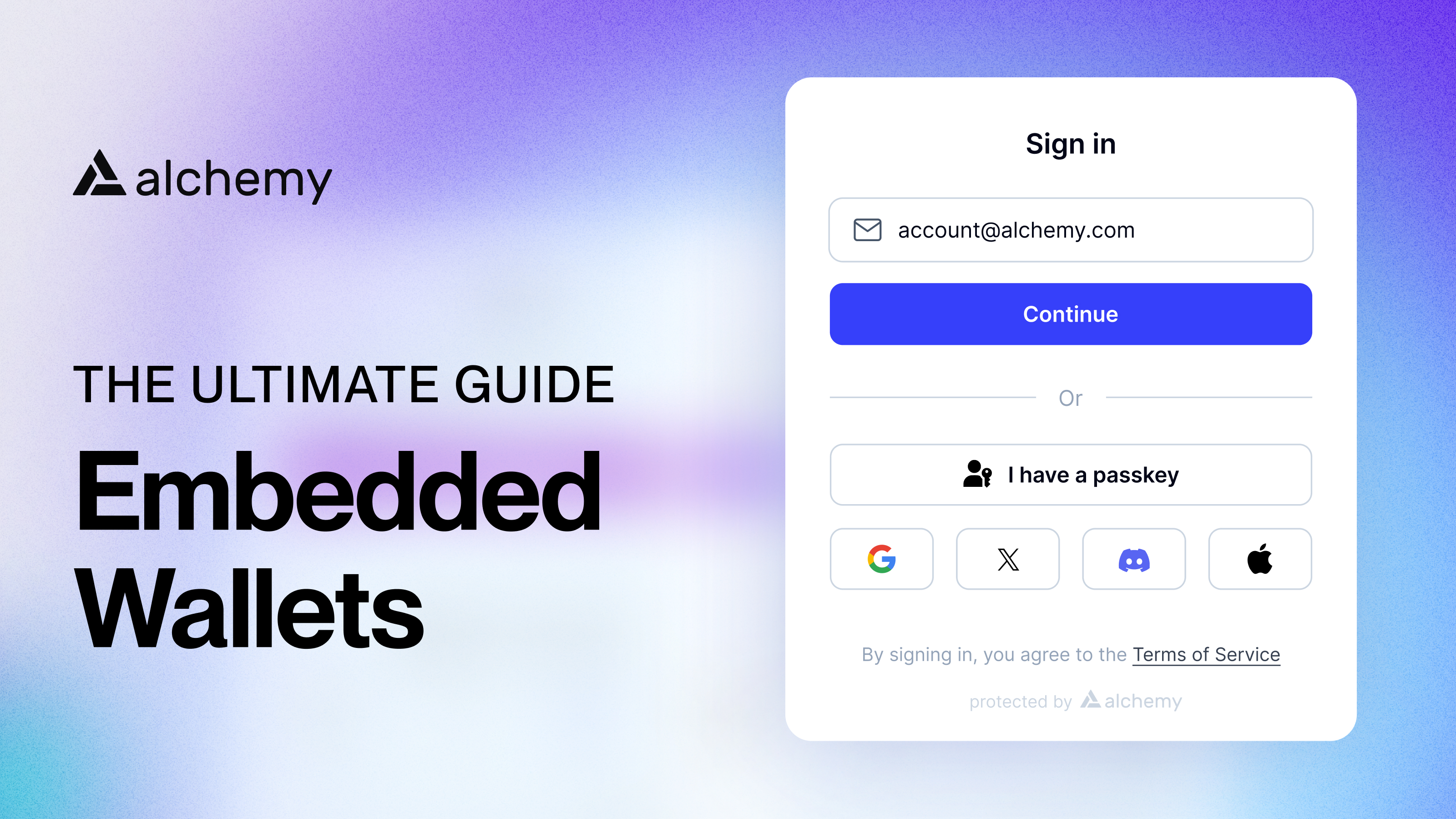 The Ultimate Guide to Embedded Wallets with Social Login | Alchemy